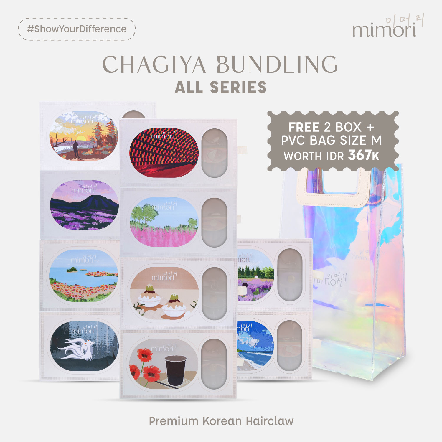Mimori - Jedai Korea Aesthetic Chagiya Bundling Series - MIMORI